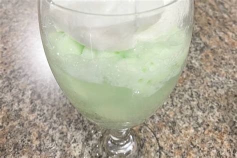 St Patricks Day Lime Sherbert Float Freshly Homecooked