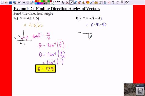 Direction Of A Vector