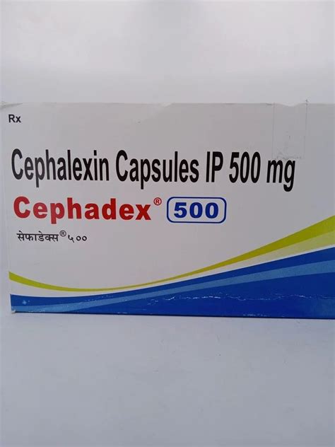 Cephadex 500mg Cephalexin 500mg 10 Capsules At Rs 115 Stripe