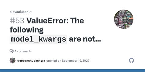 Valueerror The Following `modelkwargs` Are Not Used By The Model Encoderoutputs While