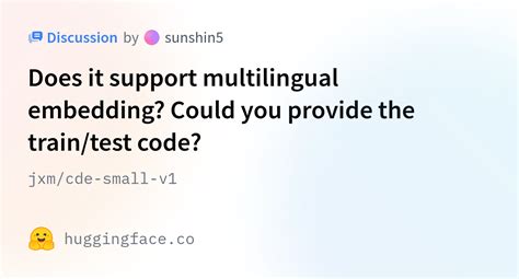 Jxmcde Small V1 · Does It Support Multilingual Embedding Could You