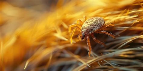 Premium Photo A Brown And Tan Bug Is On A Yellow And Brown Surface