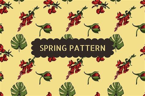 Premium Vector Spring Pattern 46