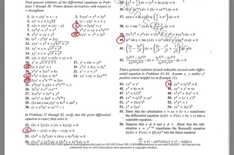 Solved Find General Solutions Of The Differential Equations Chegg