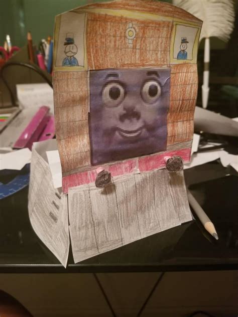 Papercraft Toby Progress 2 By Thomasandbubblesfan On Deviantart