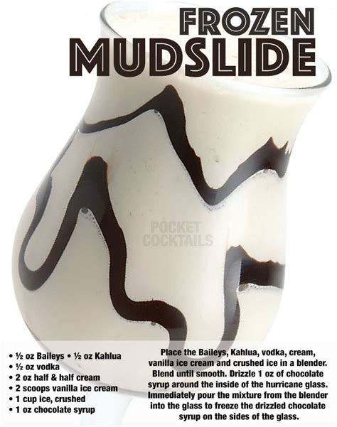 Frozen Mudslide Pocket Cocktails