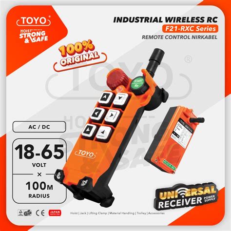 Jual Promo Industrial Wireless Remote Control F21-Rxc 18V-65V Hoist ...