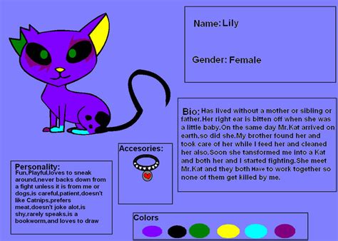 Lily Reference By Messedup123 On Deviantart