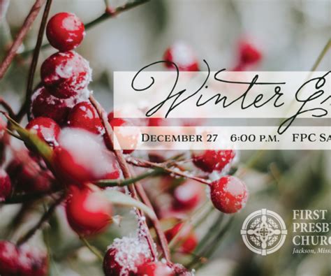 Winter Grace Archives • First Presbyterian Church