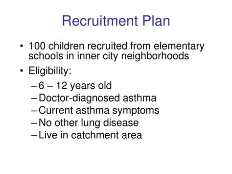 Ppt Baltimore Asthma Intervention Trial Powerpoint Presentation Free Download Id 775249
