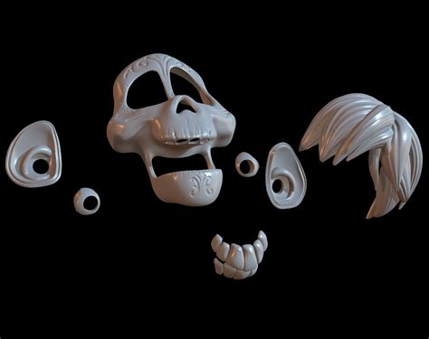 Stl File Hector Rivera Skull Mask Halloween Coco 💀 ・3d Printable