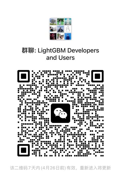 Wechat Group For Lightgbm Developers And Users · Issue 5715