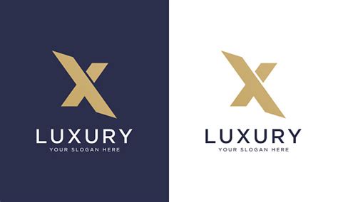 금색의 로얄 프리미엄 편지 X 로고 디자인 벡터 템플릿입니다 명품 회사 브랜딩을 위한 아름다운 로고타입 디자인 0명에 대한 스톡 벡터 아트 및 기타 이미지 Istock
