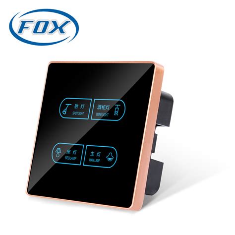 Hotel Touch Screen Lcd Light Switch Fox Tech
