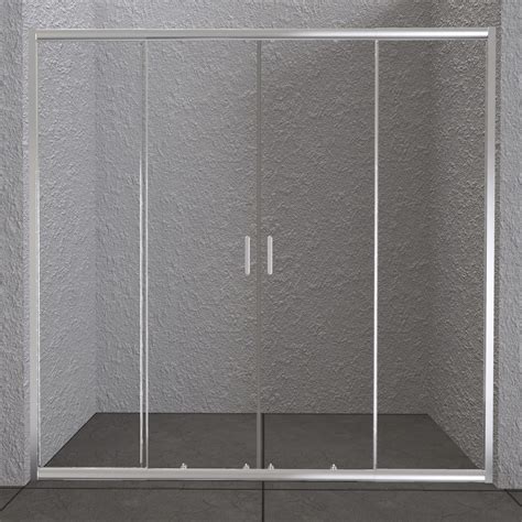 Душевая дверь в нишу BelBagno Unique BF-2-150/180-C-Cr стекло ...