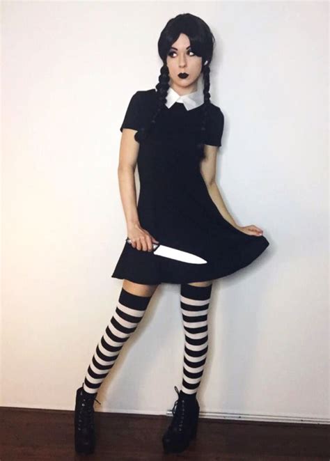 Kitty The Dork Teena Phoenix Wednesday Addams Cosplay The