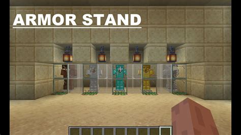 How To Make An Armor Stand Room In Minecraft Youtube