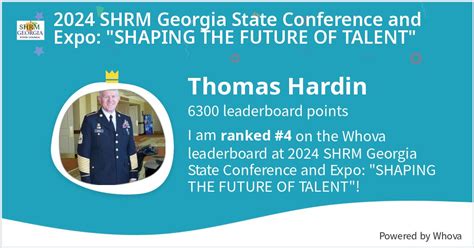Thomas Hardin On Linkedin I Ranked 4 On The Whova Leaderboard At 2024