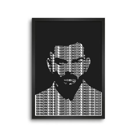 Cricket Virat Kohli Art Framed Posterwall Art