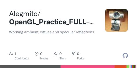 github alegmito opengl practice full template working ambient