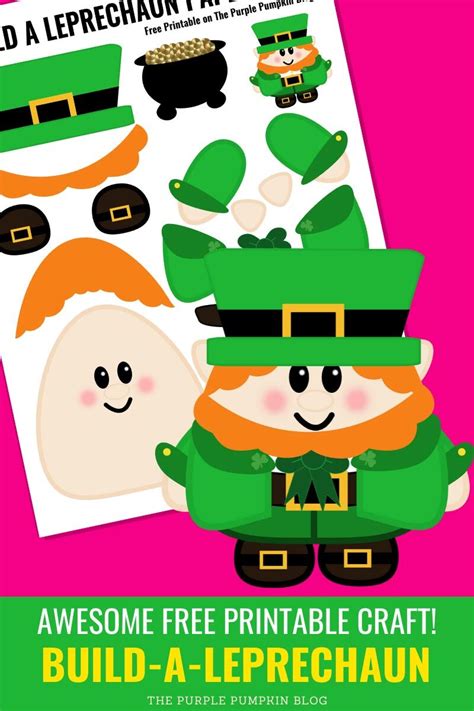 Free Printable Build A Leprechaun Paper Doll For St Patrick S Day