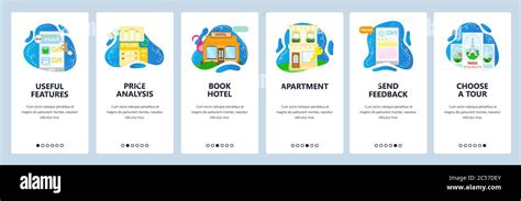 Travel Website And Mobile App Onboarding Screens Vector Template Stock Vector Image And Art Alamy