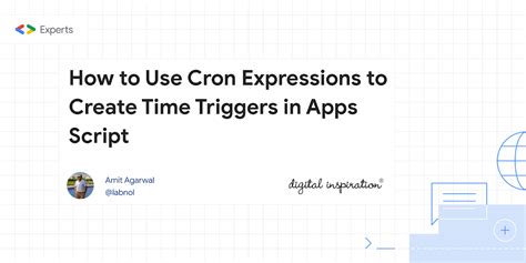 How To Use Cron Expressions To Create Time Triggers In Apps Script