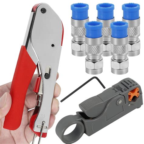 Kit De Herramientas De Compresi N De Cable Coaxial RG6 Herramienta