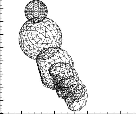 Bubble Shape Deformation During Its Capture In The Vortex As Simulated Download Scientific