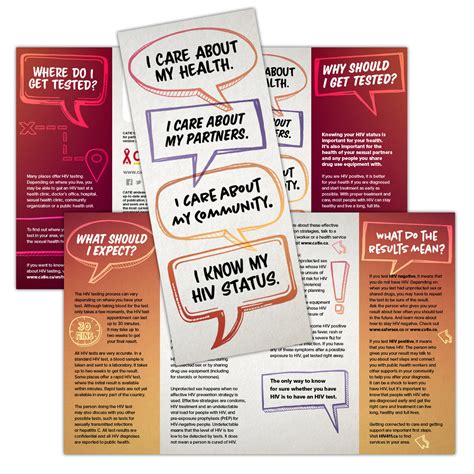 Pam Sloan Designs Catie I Know My Hiv Status Brochure