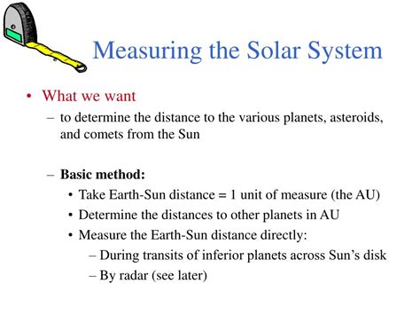 PPT Measuring The Solar System PowerPoint Presentation Free Download ID 5843836