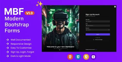 Modern Bootstrap Form V Code Market