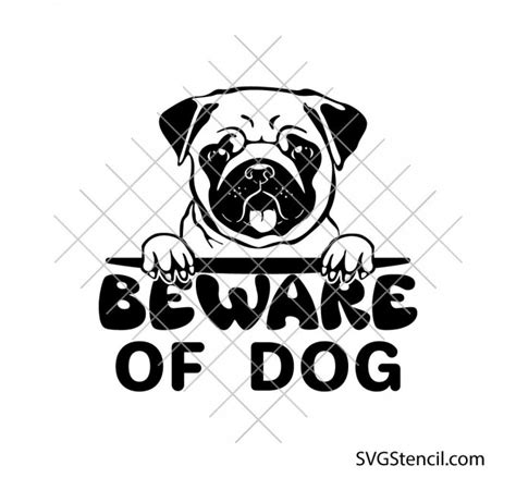 American Bulldog Svg Door Signs Svg Funny Dog Svg Svgstencil