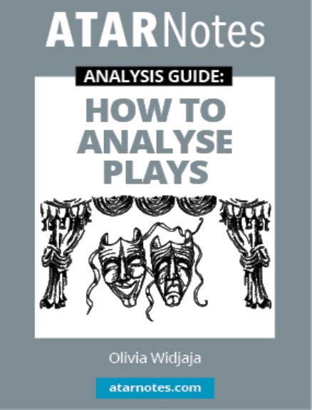 Buy Book Atar Notes Analysis Guide How To Analyse Plays Lilydale Books