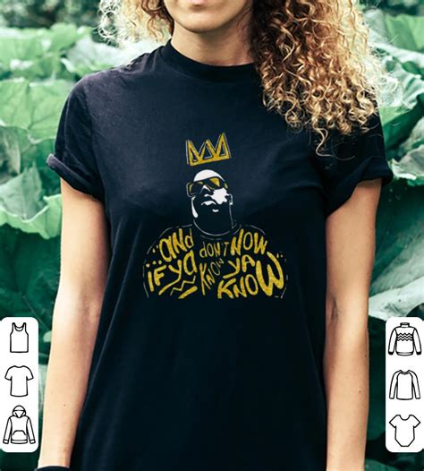 Biggie Smalls Notorious Big And Amp If Ya Dont Know Now Ya Shirt