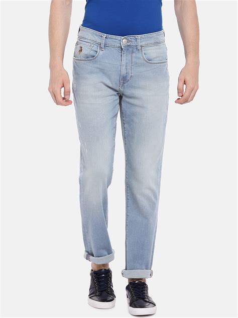 Buy Us Polo Assn Denim Co Men Blue Slim Fit Mid Rise Clean Look
