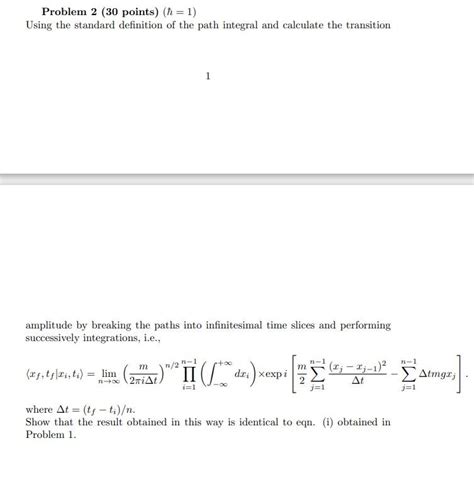 problem 1 30 points ℏ 1 consider a particle of