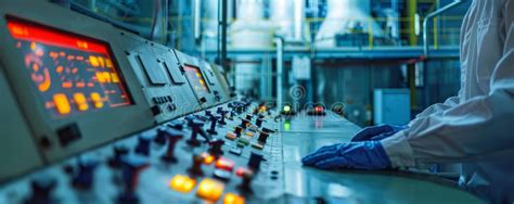 A Nuclear Facility With A Critical Alarm System Monitoring Radiation Levels And Containment