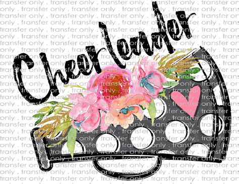 Waterslide Sublimation Transfers Cheer Crafty Bucks