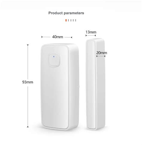 Capteur de porte et de fenêtre Pcs Capteur Intelligent De Porte Wi fi Détecteur D ouverture
