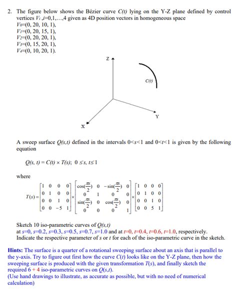 2 the figure below shows the bézier curve c t lying