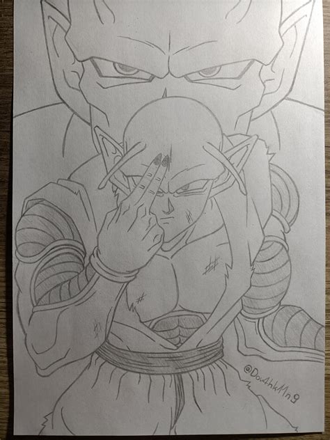 Hello There Guys I Am Back Today With Piccolo Sketch From The Super Hero Movie It Took Me More