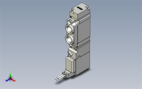电磁阀3d Sm 5101 T系列 Step 模型图纸下载 懒石网