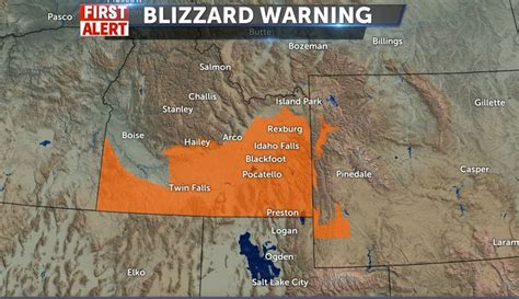 Blizzard Warnings Issued For Eastern Idaho And Western Wyoming