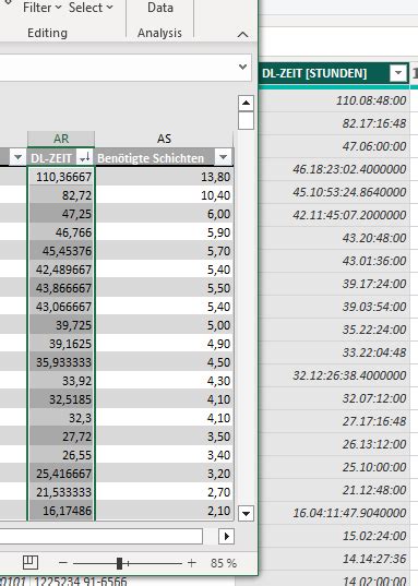 power query my duration should only be hours but it´s being shown as