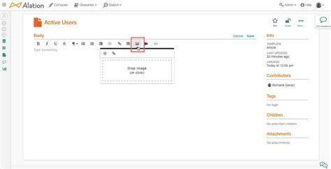 Insert An Excel Table Into An Article — Alation User Guide