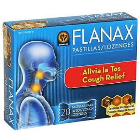 Flanax Cough Relief Honey 20 Ct 1 Count