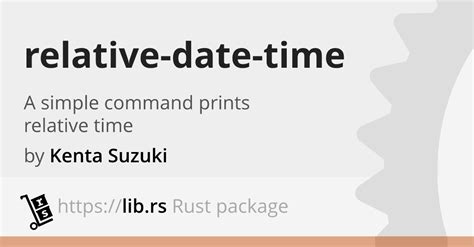relative date time — rust application lib rs