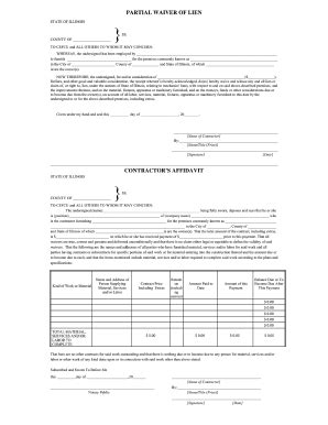 Partial Waiver Fill Out And Sign Printable Pdf Template Signnow