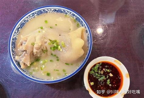 谁说川菜都是辣的？来成都必吃的老妈蹄花 软糯爽滑 知乎